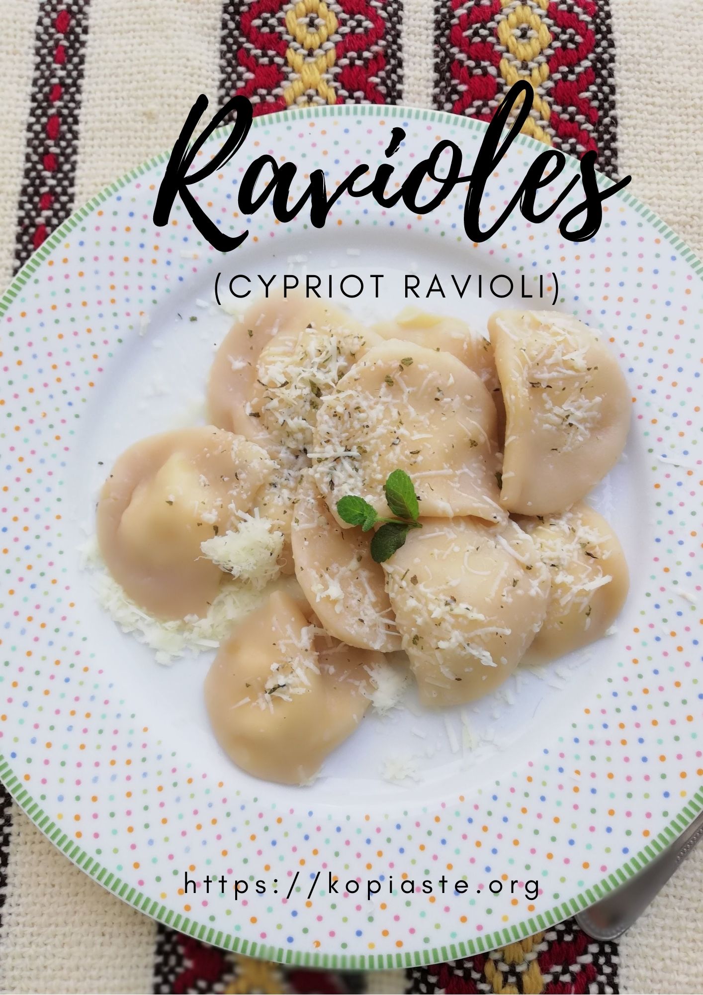 Ravioles (Cypriot ravioli) - Kopiaste..to Greek Hospitality