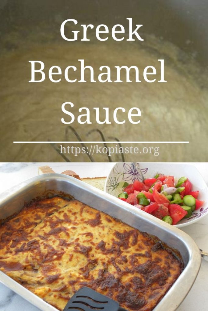 Greek Béchamel Sauce - Kopiaste..to Greek Hospitality