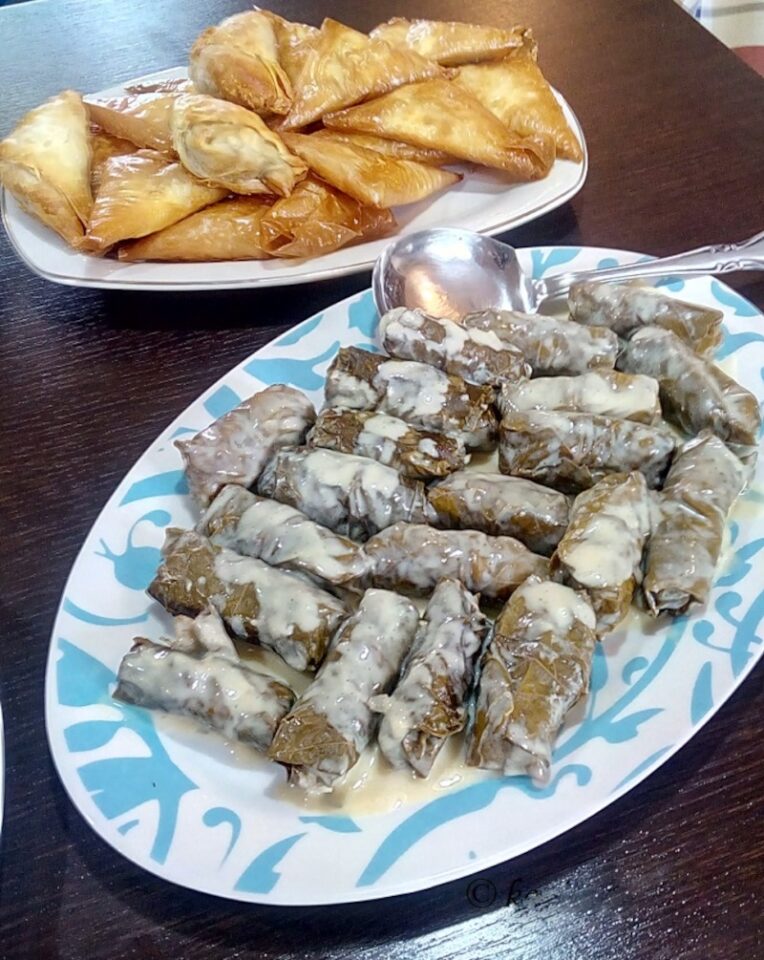 Dolmades me Avgolemono (stuffed vine leaves) - Kopiaste..to Greek ...