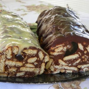 Kormos or Mosaiko (easy no-bake Chocolate Log) - Kopiaste..to Greek ...