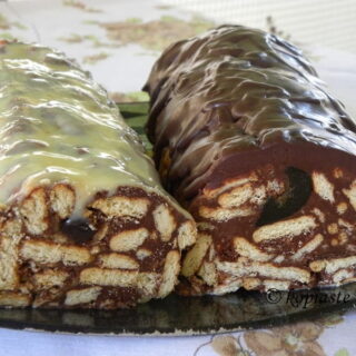 Kormos or Mosaiko (easy no-bake Chocolate Log) - Kopiaste..to Greek ...