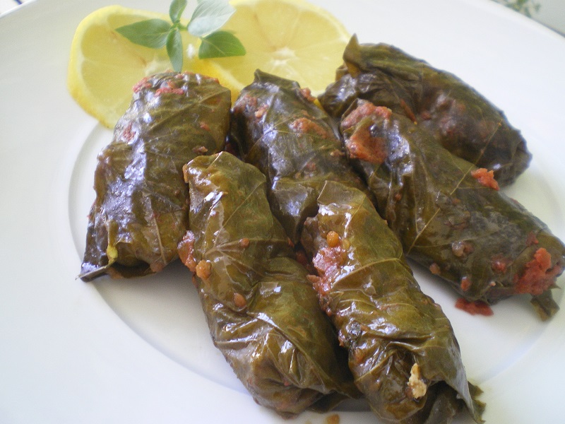 Koupepia me Ampelofylla (Cypriot Stuffed Grape Leaves) - Kopiaste..to ...