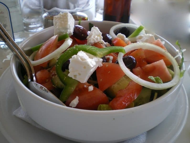 Horiatiki Salata (Greek Salad) - Kopiaste..to Greek Hospitality