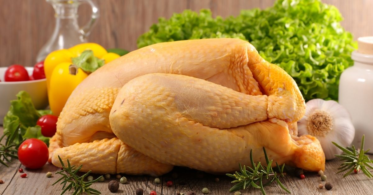 How to clean a whole chicken and then disinfect the utensils and ...