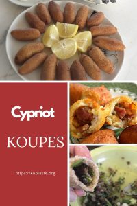 Koupes (a street food from Cyprus) - Kopiaste..to Greek Hospitality