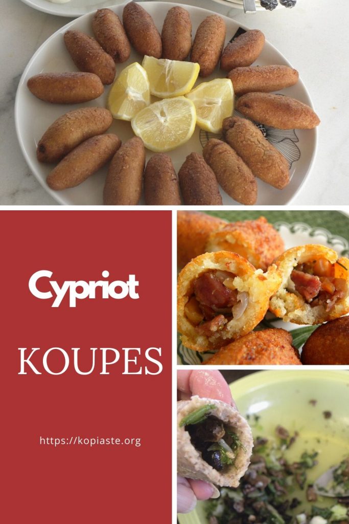 Koupes (a street food from Cyprus) - Kopiaste..to Greek Hospitality