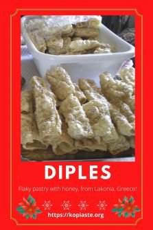Diples (Traditional Greek Pastry with Honey) - Kopiaste..to Greek ...