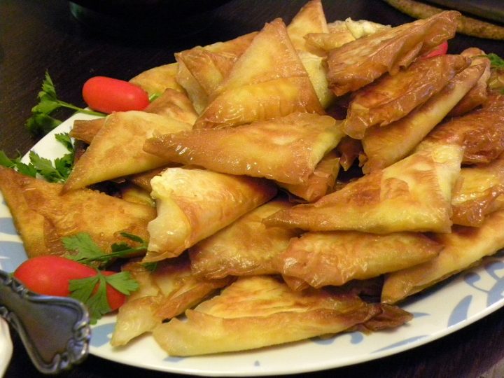 Tyropitakia (Cheese Triangles with Feta) - Kopiaste..to Greek Hospitality
