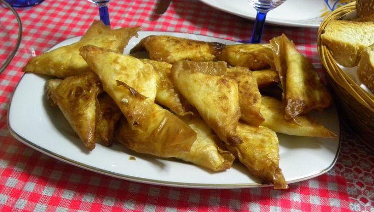 Tyropitakia (Cheese Triangles with Feta) - Kopiaste..to Greek Hospitality