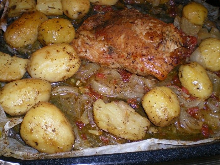 Roasted wild boar with Sage and Honey - Kopiaste..to Greek Hospitality