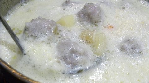 Giouvarlakia, Greek Meatball Soup Avgolemono - Kopiaste..to Greek ...