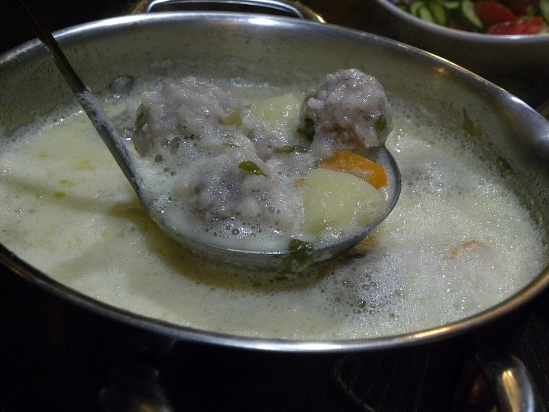 Giouvarlakia, Greek Meatball Soup Avgolemono - Kopiaste..to Greek ...