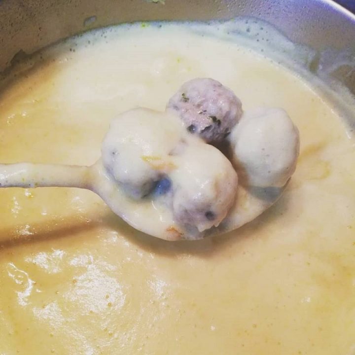 Giouvarlakia, Greek Meatball Soup Avgolemono - Kopiaste..to Greek ...