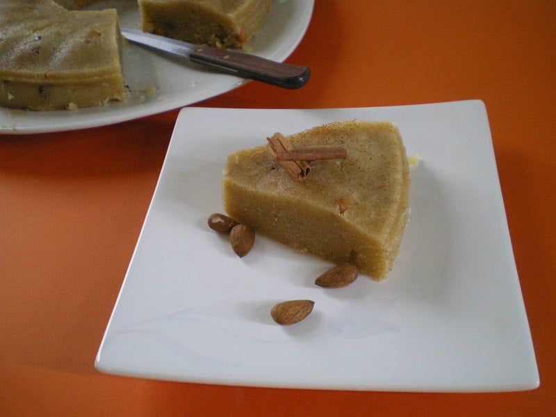 Halvas Nistisimos with Fruit and Almonds - Kopiaste..to Greek Hospitality