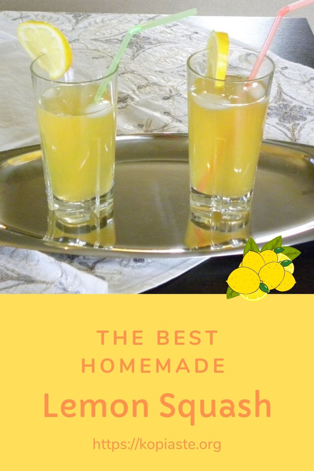 Ivy's Homemade Lemon Squash and How to use it - Kopiaste..to Greek ...