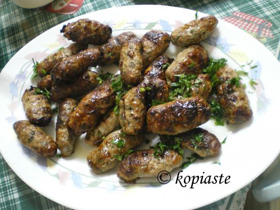 Sheftalia in Cyprus Pita - Kopiaste..to Greek Hospitality