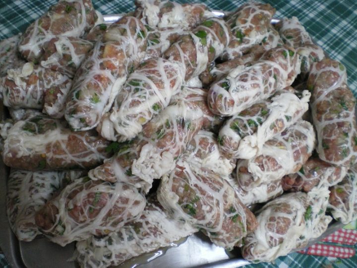 Sheftalia (Cypriot Crepinettes, served in Cypriot Pita Bread ...