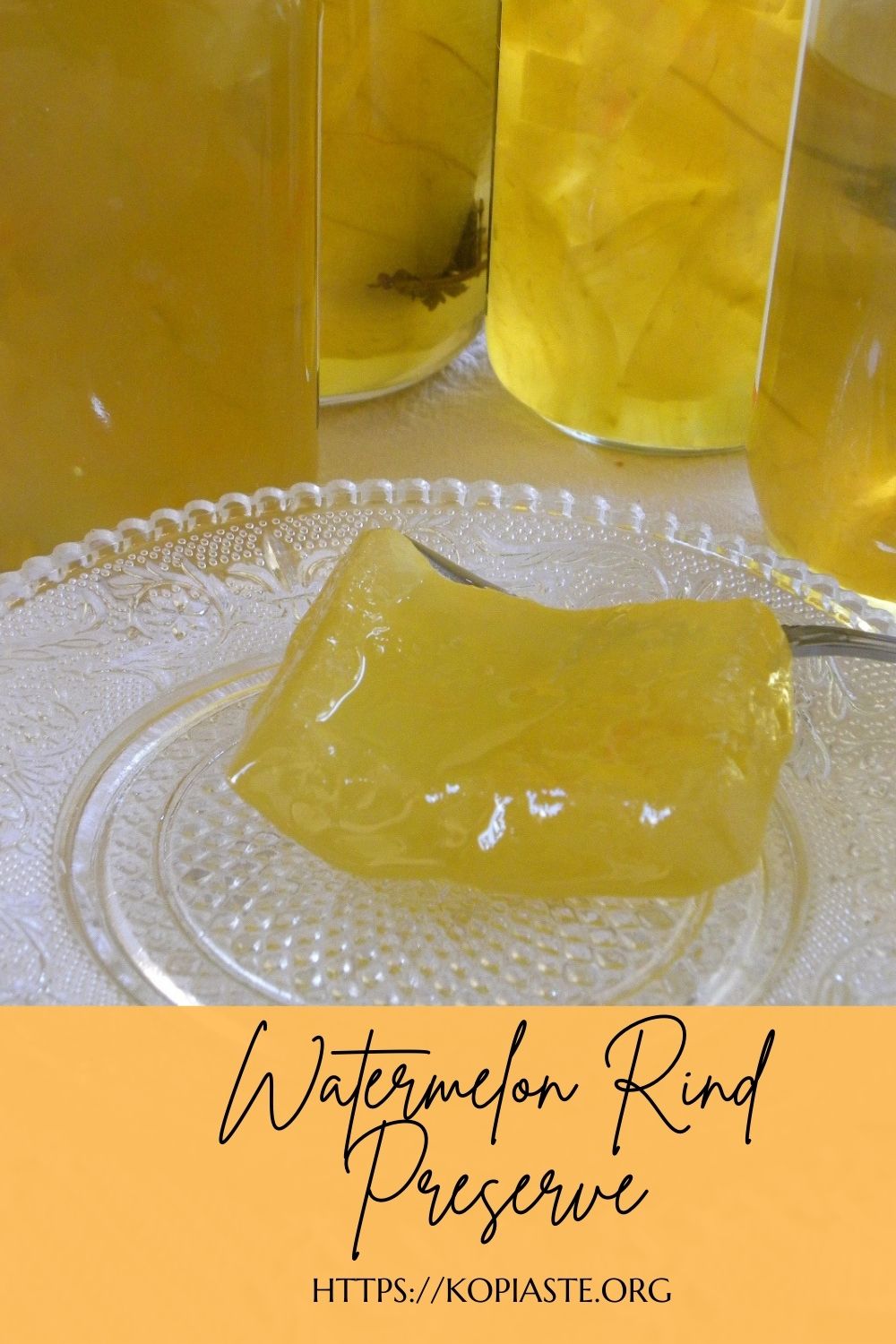 Glyko Karpouzi - Watermelon Rind Preserve (spoon sweet) - Kopiaste..to ...