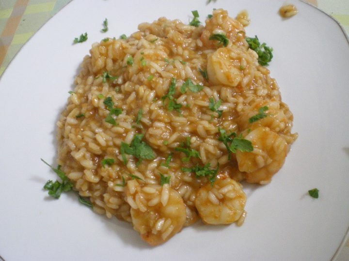 Greek Saffron Shrimp Risotto - Kopiaste..to Greek Hospitality