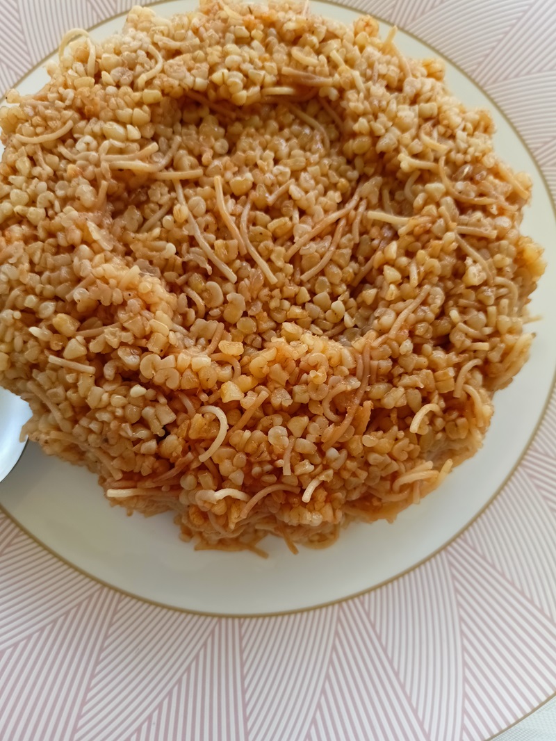 Pilafi Pourgouri - Bulgur wheat pilaf - Kopiaste..to Greek Hospitality