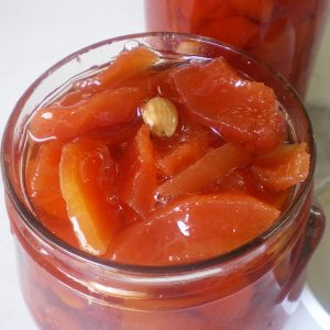 Glyko Kydoni (Quince Preserve) with Almonds - Kopiaste..to Greek ...