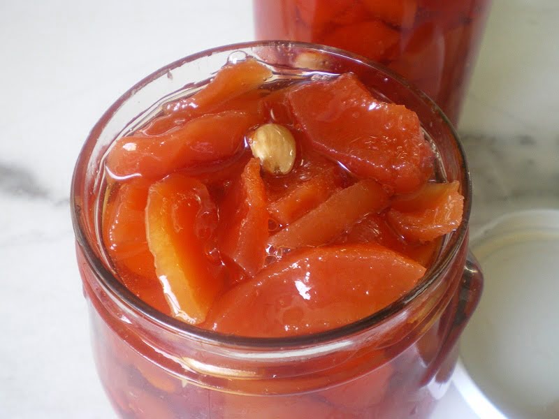Greek Quince Preserve with Chestnuts - Kopiaste..to Greek Hospitality