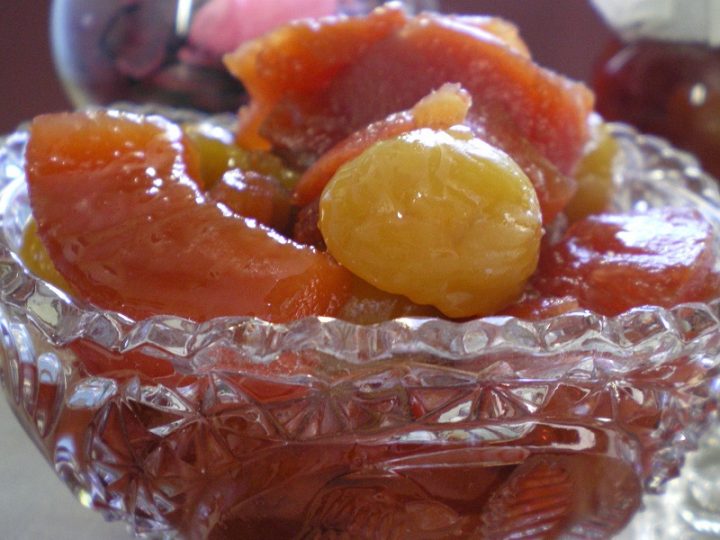 Greek Quince Preserve with Chestnuts - Kopiaste..to Greek Hospitality