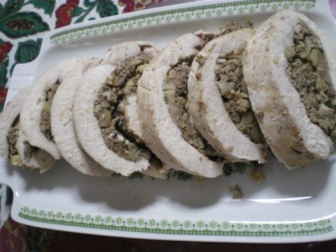 Stuffed Turkey Roulade - Kopiaste..to Greek Hospitality