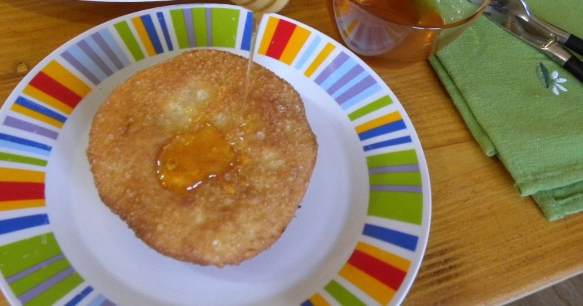 Tiganopsomo (Greek Filled Fried Bread) - Kopiaste..to Greek Hospitality