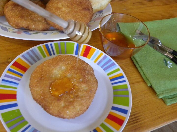 Tiganopsomo (Greek Filled Fried Bread) - Kopiaste..to Greek Hospitality