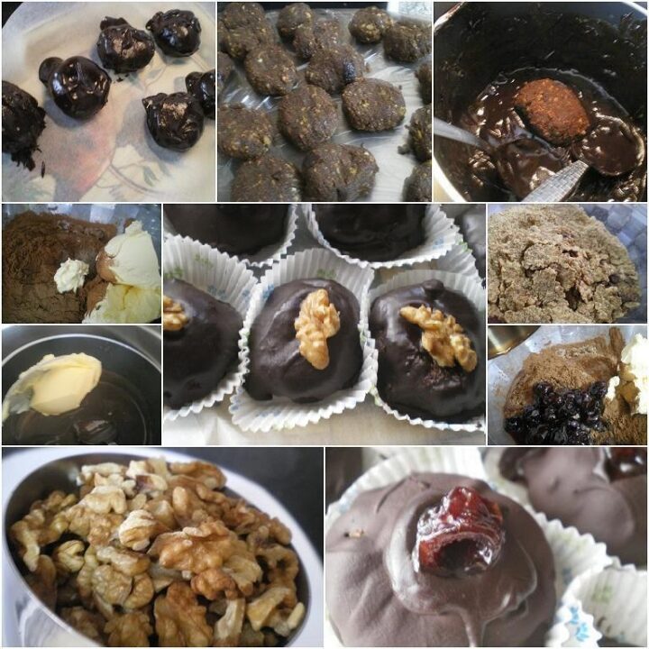 Heart Healthy Kariokes (walnut - chocolate dessert) - Kopiaste..to ...