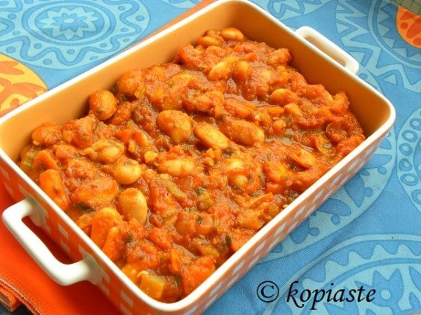 Gigantes Plaki sto Fourno (Baked Giant Beans) - Kopiaste..to Greek ...