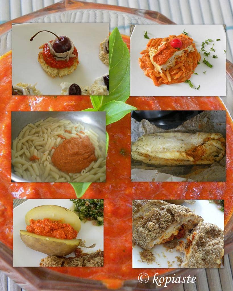 Scarlet Pesto with Piperies Florinis - Kopiaste..to Greek Hospitality