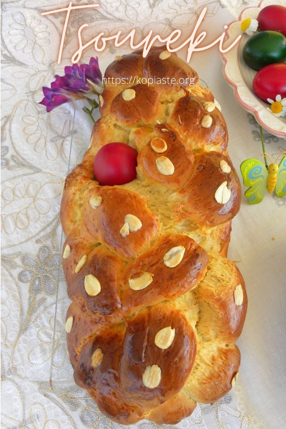 Tsoureki with Chestnut filling - Kopiaste..to Greek Hospitality