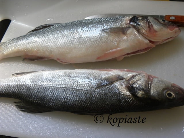 Lavraki - sea bass - Kopiaste..to Greek Hospitality