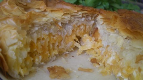 Tyropita Strifti (Greek Cheese Pie) - Kopiaste..to Greek Hospitality