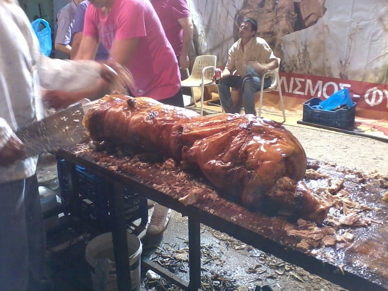 Stuffed Greek Crispy Pork Roast - Kopiaste..to Greek Hospitality