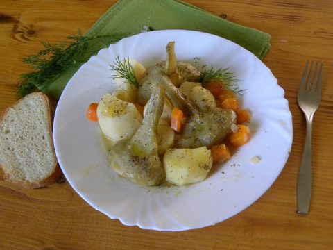 Anginares à la Polita (Vegan Artichokes) - Kopiaste..to Greek Hospitality