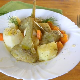 Anginares Ã la Polita (Vegan Artichokes) - Kopiaste..to Greek Hospitality