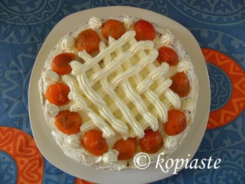 Caramelized Peppermint Apricot Torte - A Taste of Yellow - Kopiaste..to ...