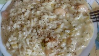 Greek Herby Shrimp Risotto with Feta - Kopiaste..to Greek Hospitality