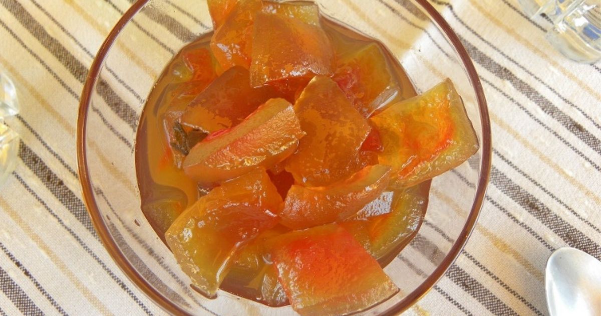 Aromatic mini Watermelon Rinds Fruit Preserve - Kopiaste..to Greek ...