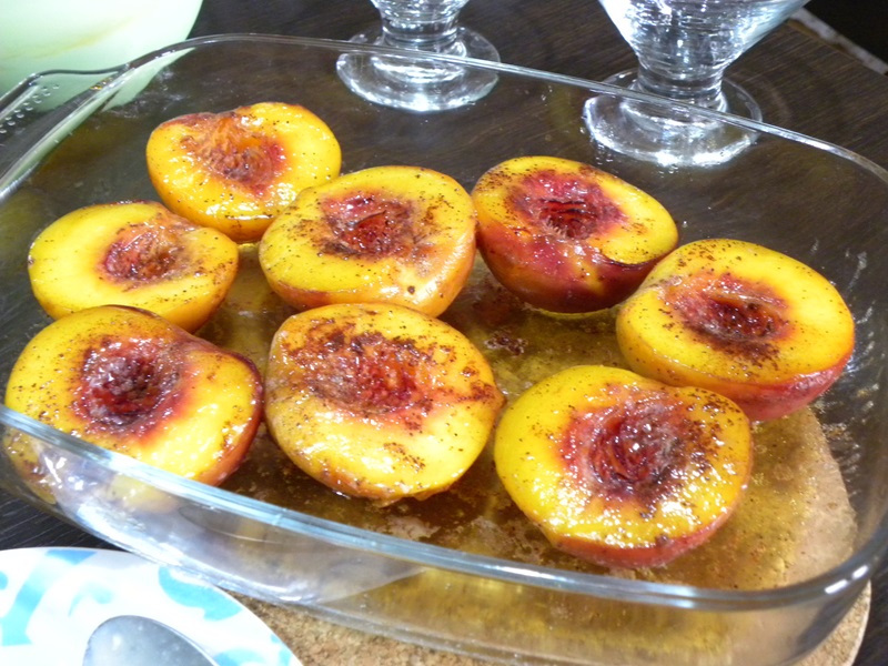 Easy Baked Peaches with Honey & Cinnamon - Kopiaste..to Greek Hospitality