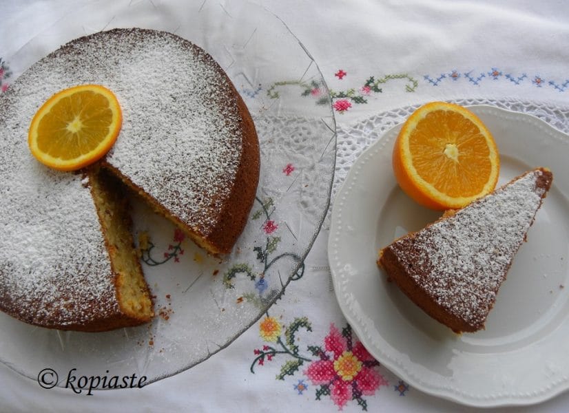 Cinnamon and Almond Orange Pulp Olive Oil Cake - Kopiaste..to Greek ...