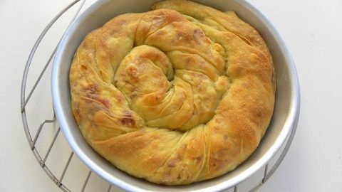 Tyropita Strifti (Greek Cheese Pie) - Kopiaste..to Greek Hospitality