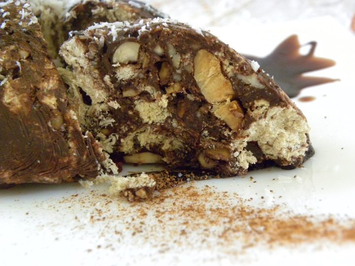 Vegan Dessert with store bought Halvas - Kopiaste..to Greek Hospitality