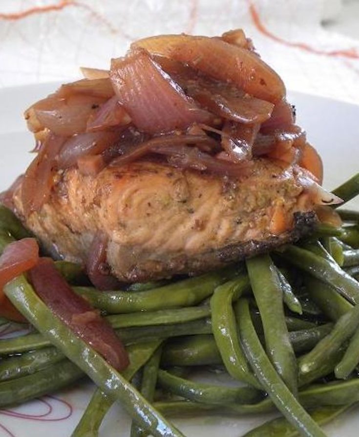 Stewed Salmon (Solomos Stiffado) - Kopiaste..to Greek Hospitality