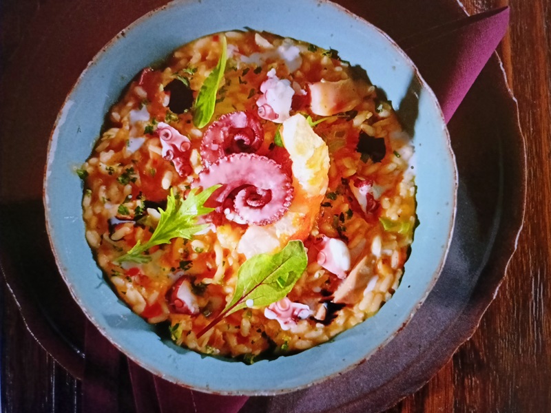 Octopus Risotto - Kopiaste..to Greek Hospitality