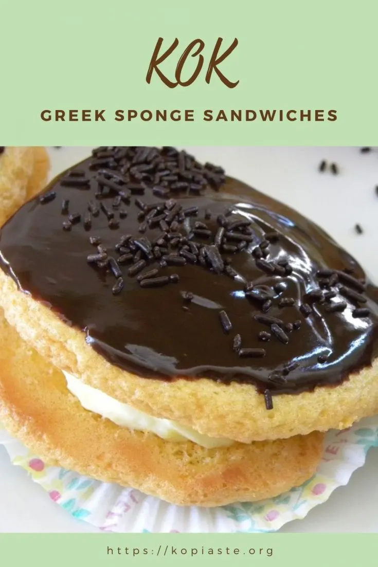 Kok, Greek Sponge Sandwiches - Kopiaste..to Greek Hospitality