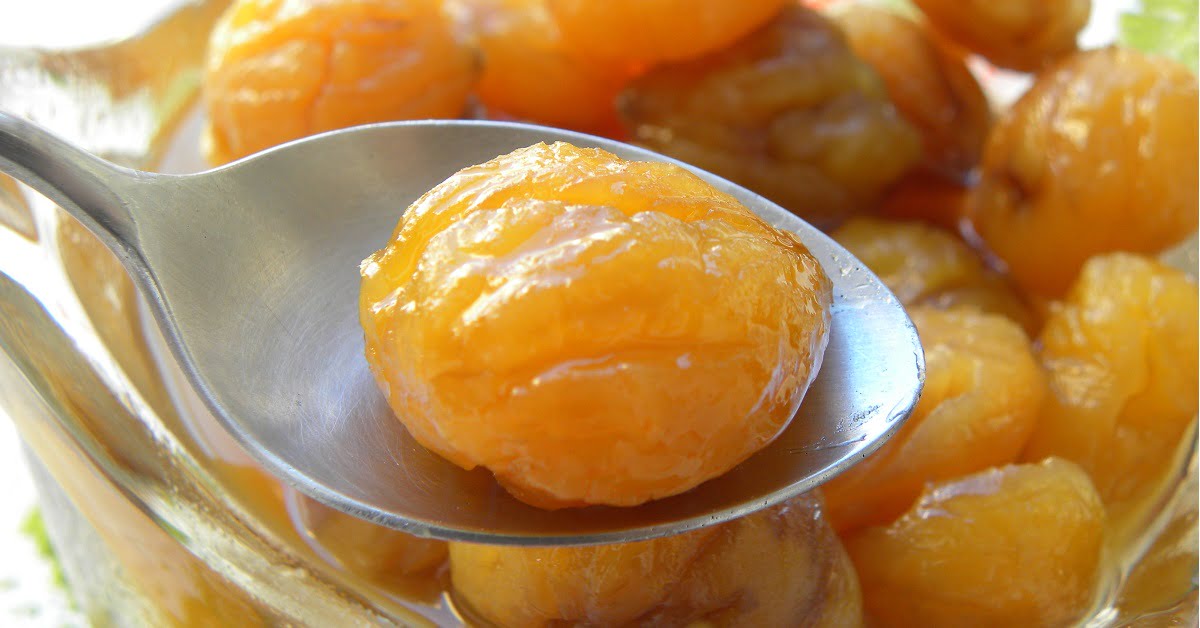 Chestnut Preserve (Glyko Kastano) and Marrons Glacés - Kopiaste..to ...